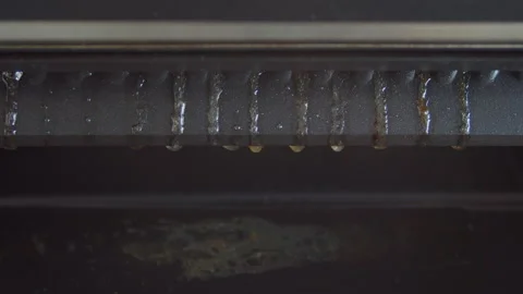 Fat dripping from grill. Close up on fat... | Stock Video | Pond5