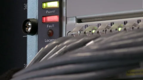 Fault indicator flashes on control panel | Stock Video | Pond5