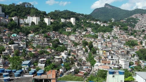 Favela - Morro da Coroa - RIo de Janeiro | Stock Video | Pond5