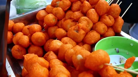 Favorite Filipino street food called Kwe... | Stock Video | Pond5