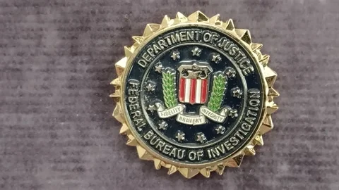 FBI Department of Justice Emblem / Crest | Stock Video | Pond5