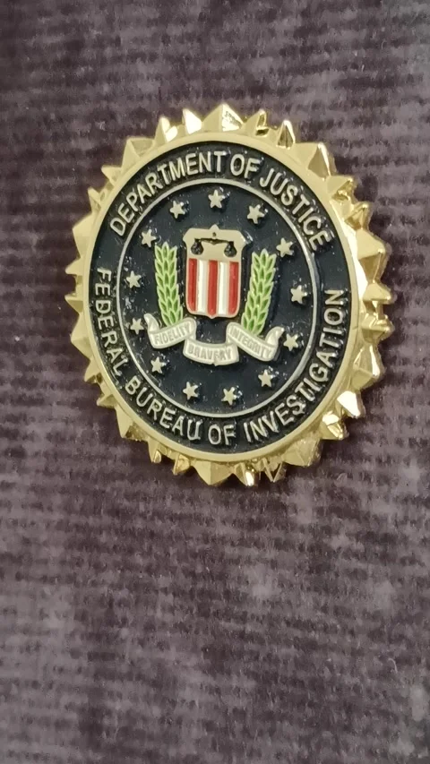 FBI Department of Justice Emblem / Crest | Stock Video | Pond5