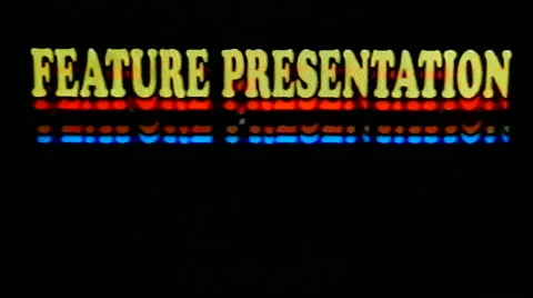 Feature Presentation Grindhouse Stock Footage ~ Royalty Free Stock ...