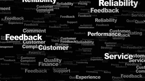 FEEDBACK Keywords Animation, Background,... | Stock Video | Pond5