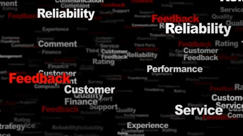 FEEDBACK Keywords Animation, Background,... | Stock Video | Pond5
