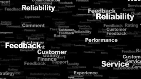 FEEDBACK Keywords Animation, Background,... | Stock Video | Pond5