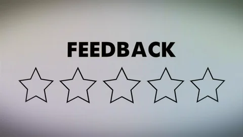 Feedback Stars - Rating - Reference - Yo... | Stock Video | Pond5