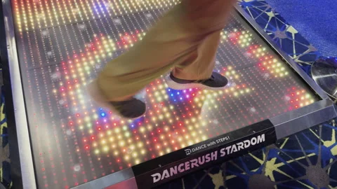 Feet of dancer on Dancerush Stardom arca... | Stock Video | Pond5