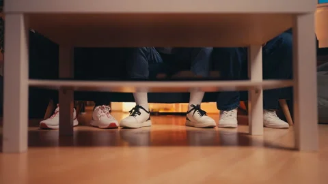 Feet of male friends watching football g... | Stock Video | Pond5