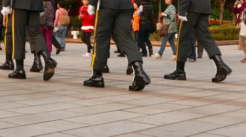 Marching Soldiers Feet Stock Video Footage | Royalty Free Marching ...