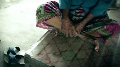 Older Women Feet Stock Footage ~ Royalty Free Stock Videos | Pond5