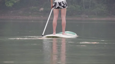 Paddleboard Feet Stock Footage ~ Royalty Free Stock Videos | Pond5