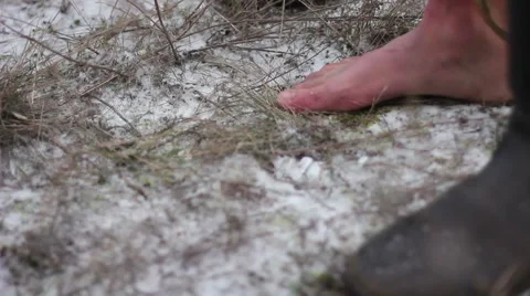 feet of soviet prisoners without boot. W... | Stock Video | Pond5