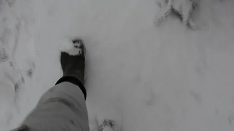 Step Snow Stock Video Footage | Royalty Free Step Snow Videos | Pond5