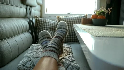 Woman Wiggle Feet Stock Footage ~ Royalty Free Stock Videos | Pond5