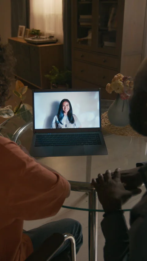 Female Army Officer Having Video Call wi... | Stock Video | Pond5