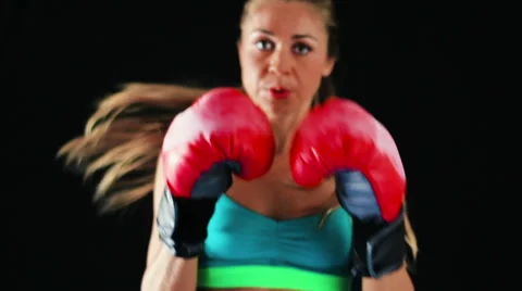 Female Boxing Camera Stock Video Footage | Royalty Free Female Boxing ...