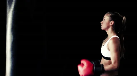 Female Boxing Camera Stock Video Footage | Royalty Free Female Boxing ...
