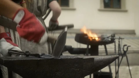 Female Blacksmith Stock Videos – Royalty-Free HD & 4K Videos | Pond5