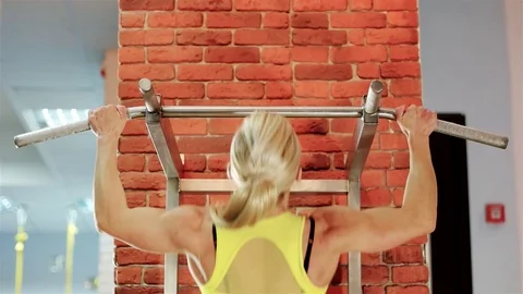 female bodybuilder champion athlete gym,... | Stock Video | Pond5