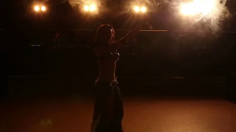 Female dancing belly dance in a nightclu... | Stock Video | Pond5