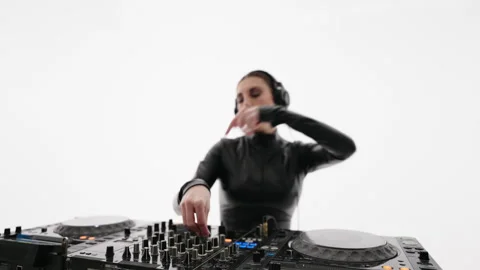 Female Techno Dj Stock Footage ~ Royalty Free Stock Videos | Pond5