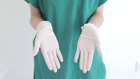 Latex gloves videos store