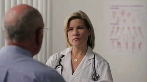 Female Doctor with patient | Stock Video | Pond5