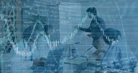 Female doctor tracing chart curve on fli... | Stock Video | Pond5