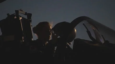 Female B2 Pilot Stock Video Footage | Royalty Free Female B2 Pilot ...
