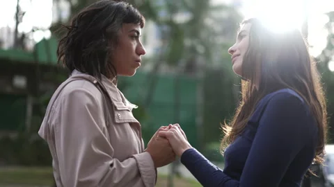 Female friends empathy and SUPPORT. Two ... | Stock Video | Pond5