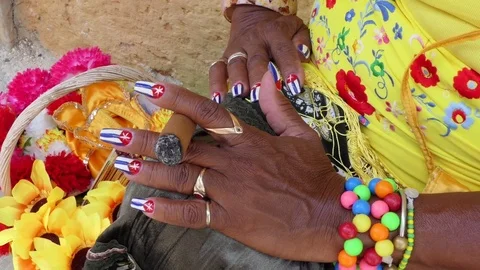 Female Hand Holding Cigar In Havana Cuba... | Stock Video | Pond5