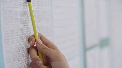 Study Timetable Stock Footage ~ Royalty Free Stock Videos | Pond5