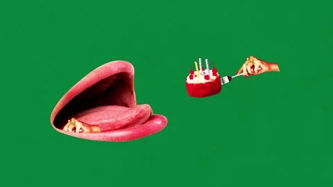 Female hand putting birthday cake with c... | Stock Video | Pond5