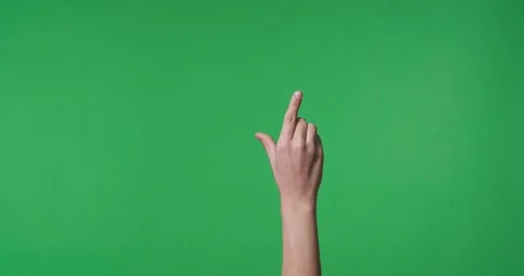 Female hand touching and dragging to vir... | Stock Video | Pond5