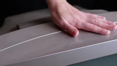 A Female Hand Wipes Dust from an Old Wor... | Stock Video | Pond5