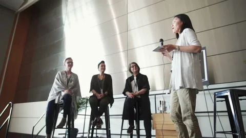 Female Panel Stock Video Footage | Royalty Free Female Panel Videos | Pond5