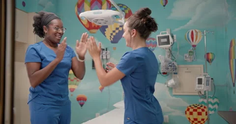Nurses Clapping Stock Footage ~ Royalty Free Stock Videos | Pond5