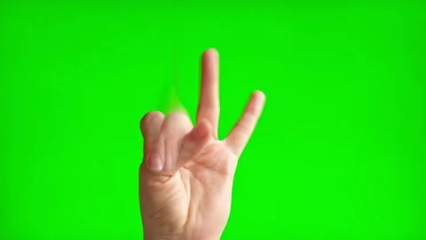 Female palm-side hand counting to five o... | Stock Video | Pond5