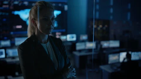 Control Room Female Military Stock Videos – Royalty-Free HD & 4K Videos