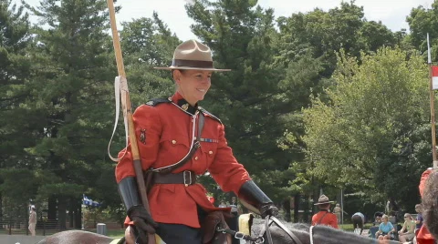 Female RCMP Police Officer Of The Musica... | Stock Video | Pond5