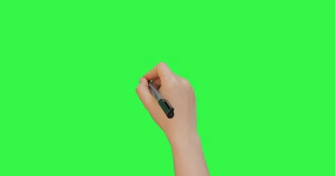 Writing Pen Green Screen Stock Footage ~ Royalty Free Stock Videos | Pond5
