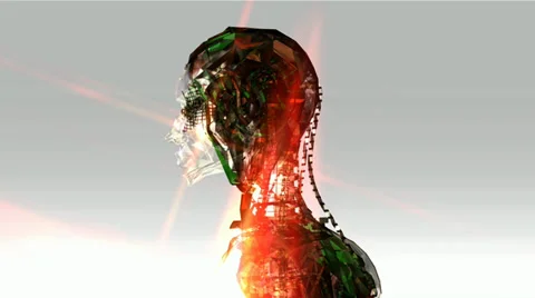 Female Robot Animation Stock Video Footage | Royalty Free Female Robot ...