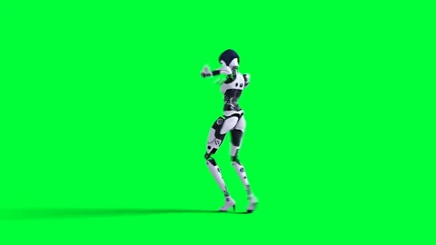 Robot Dance Green Screen Stock Videos – Royalty-Free HD & 4K Videos