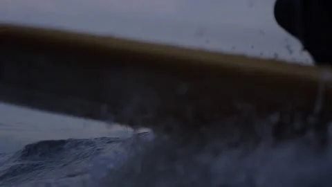 Female Surfer Catching Her Final Wave Be... | Stock Video | Pond5