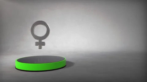 Female Symbol loop backdrop. This backgr... | Stock Video | Pond5