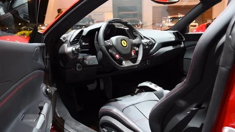 Ferrari 488 Spider two-door hard top con... | Stock Video | Pond5