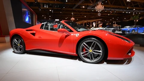 Ferrari 488 Spider two-door hard top con... | Stock Video | Pond5