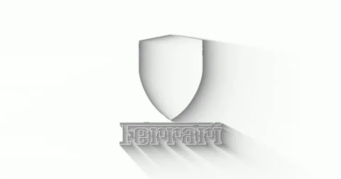 Ferrari logo animation. 4K resolution. h... | Stock Video | Pond5