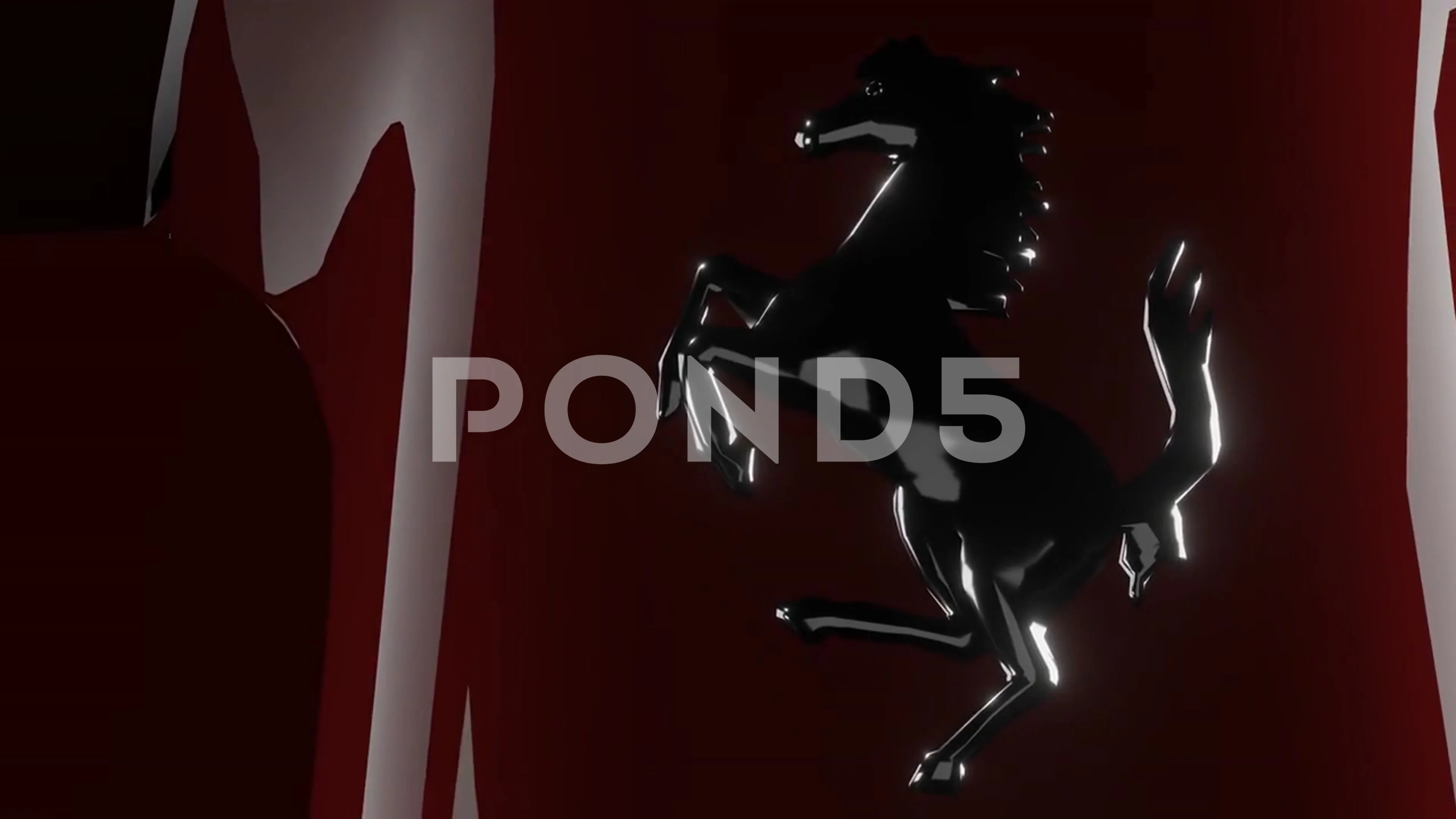 Ferrari Logo 3d Model